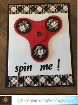 Cimbacreativefun: Fidget Spinner Cards