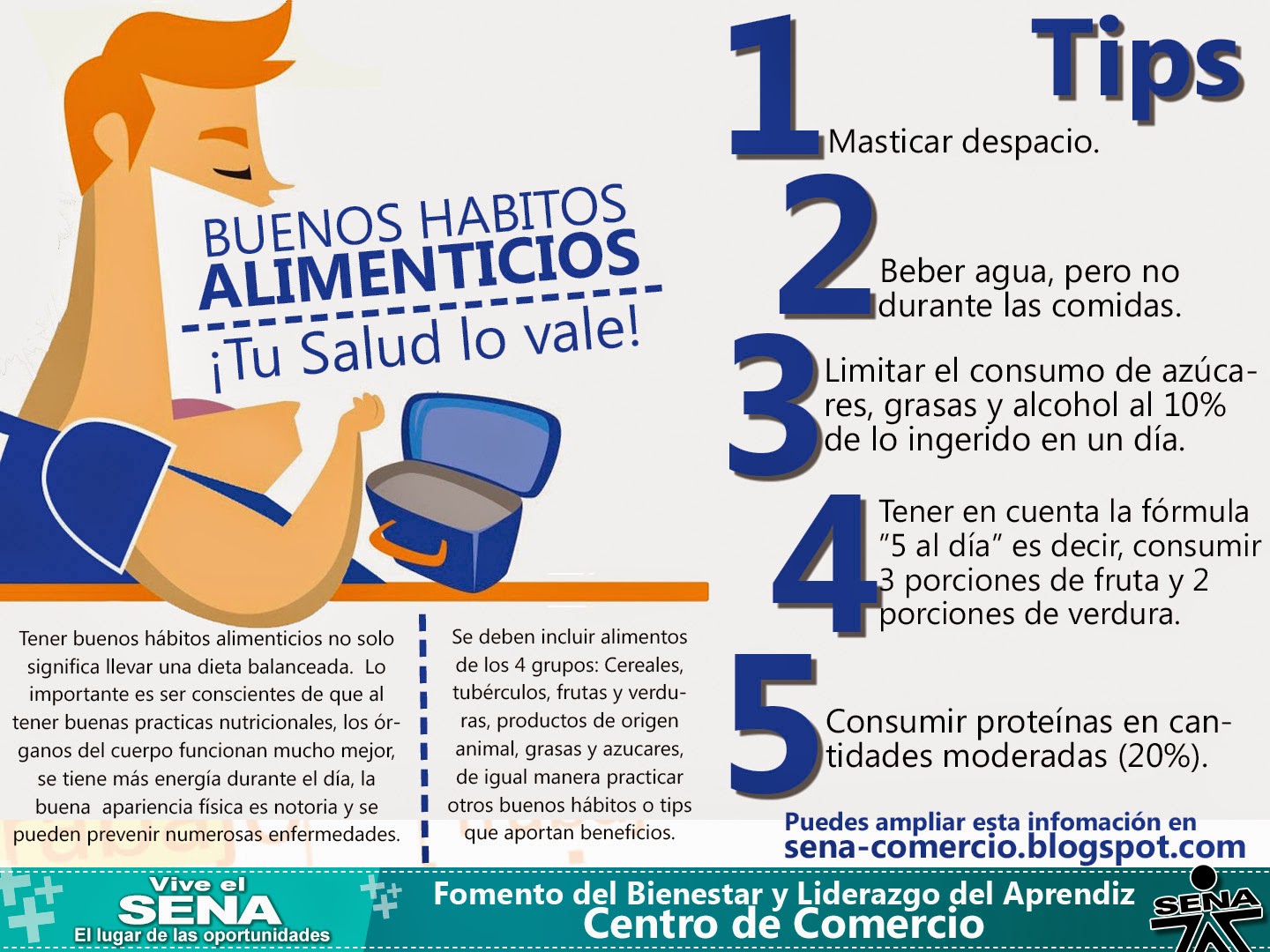 Centro de Comercio - SENA Regional Antioquia: Buenos hábitos alimenticios