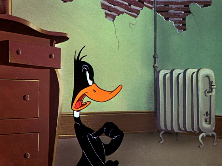 Daffy Duck Scared