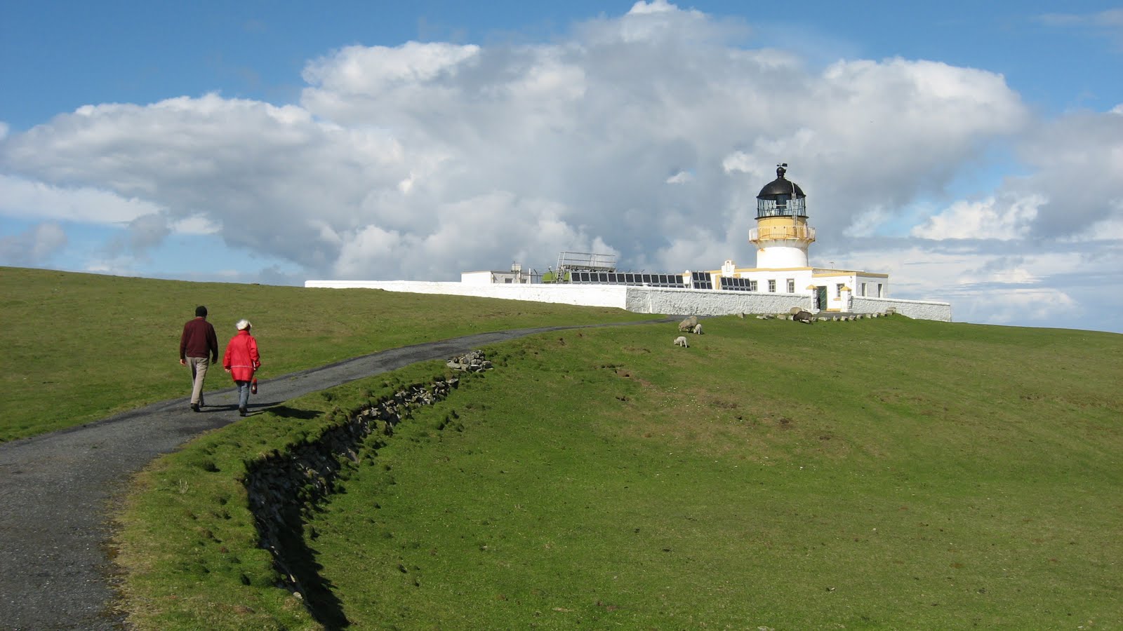Andy's round the world trip: Fair Isle. All sweaters and birds.