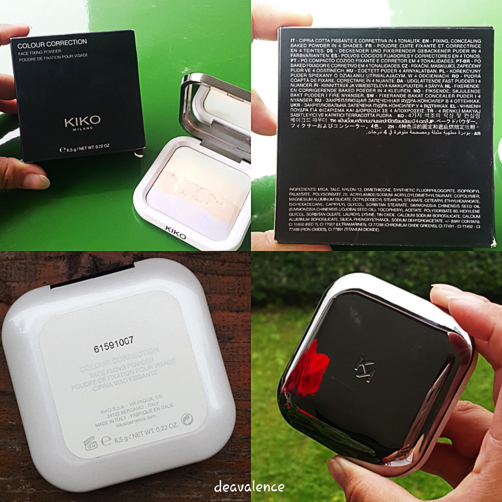 deavalence: Kiko Colour Correction Face Fixing Powder