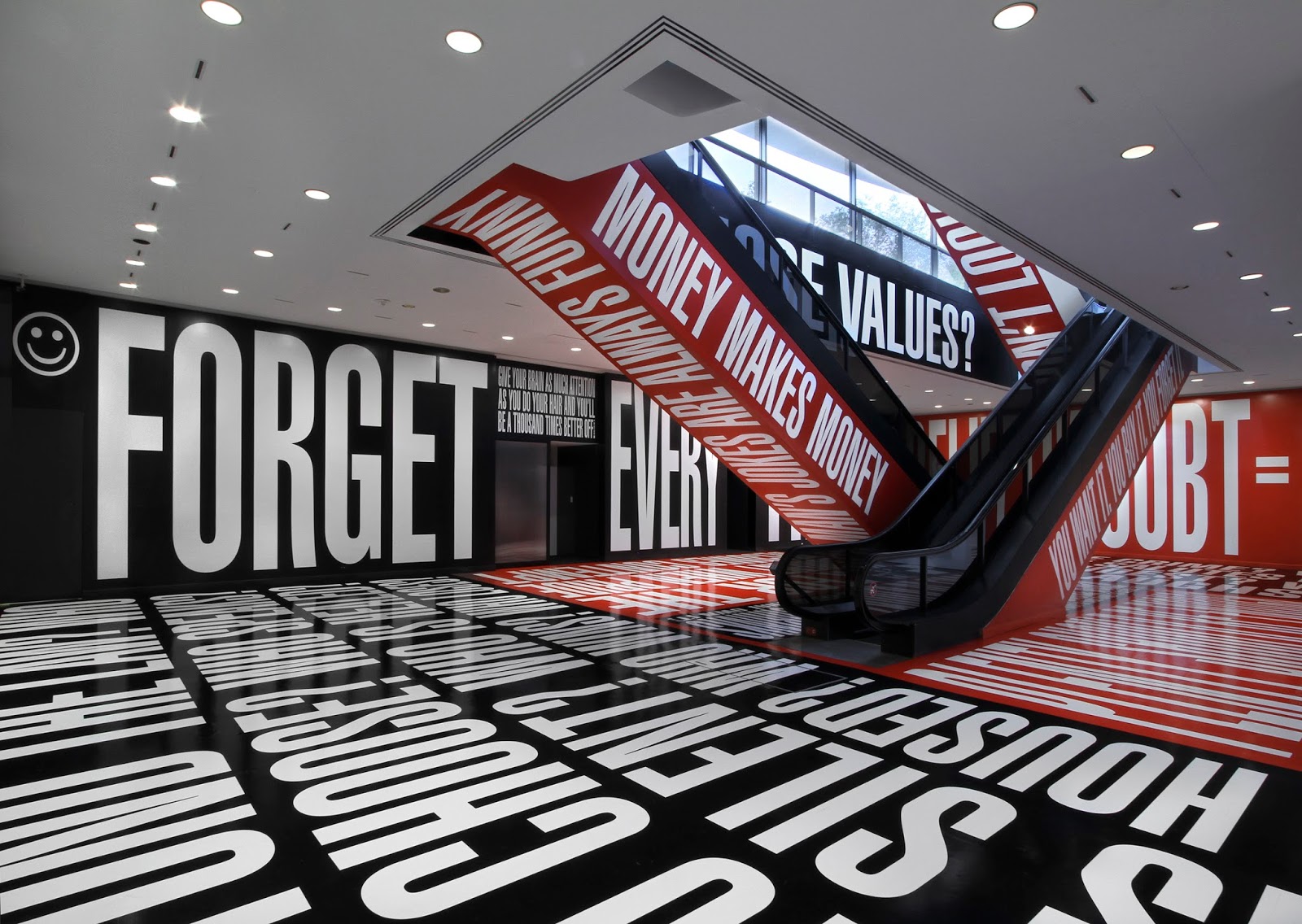 Sculpture Studio: Barbara Kruger, b. 1945, American