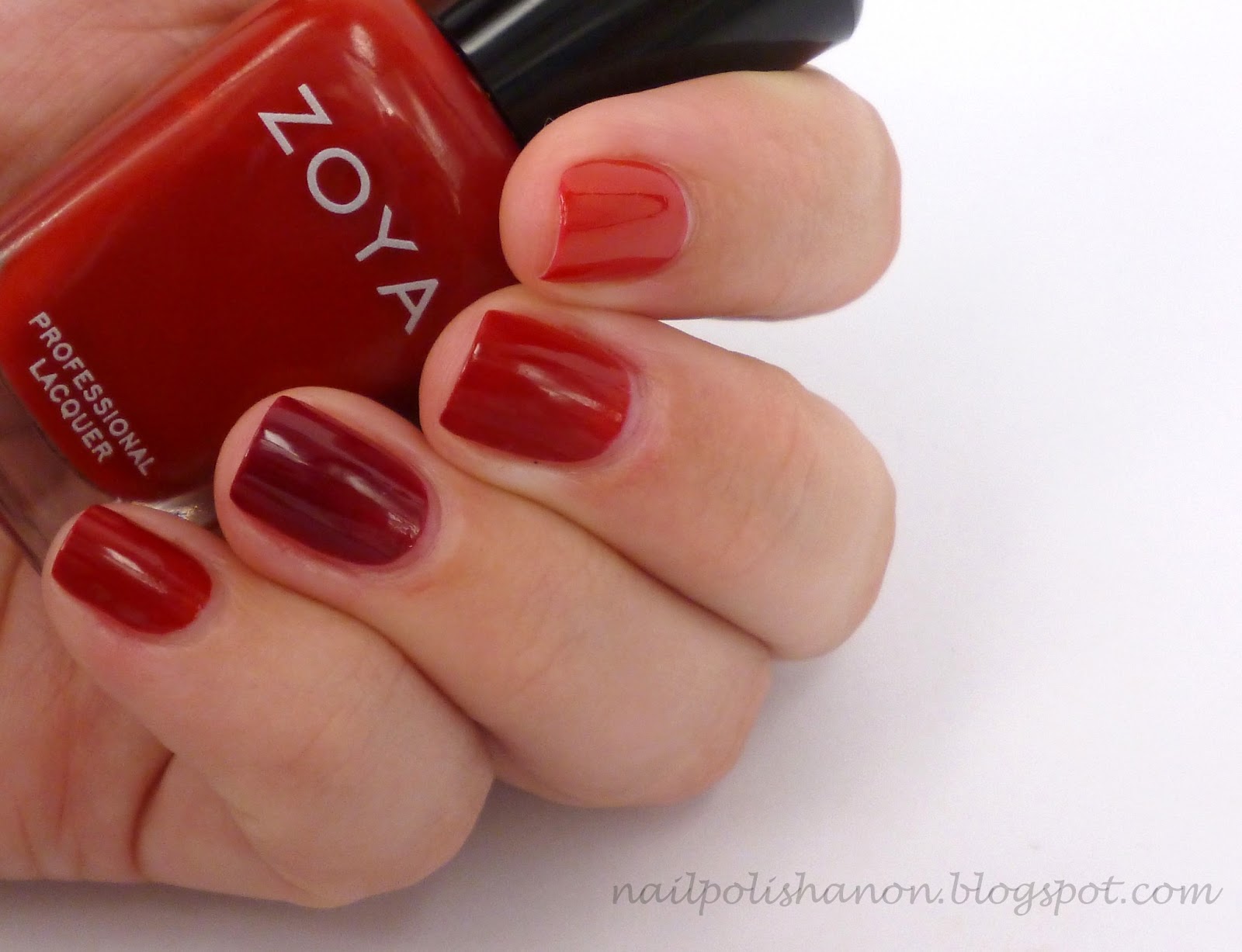 Nail Polish Anon: Zoya Rekha & Red Creme Comparison