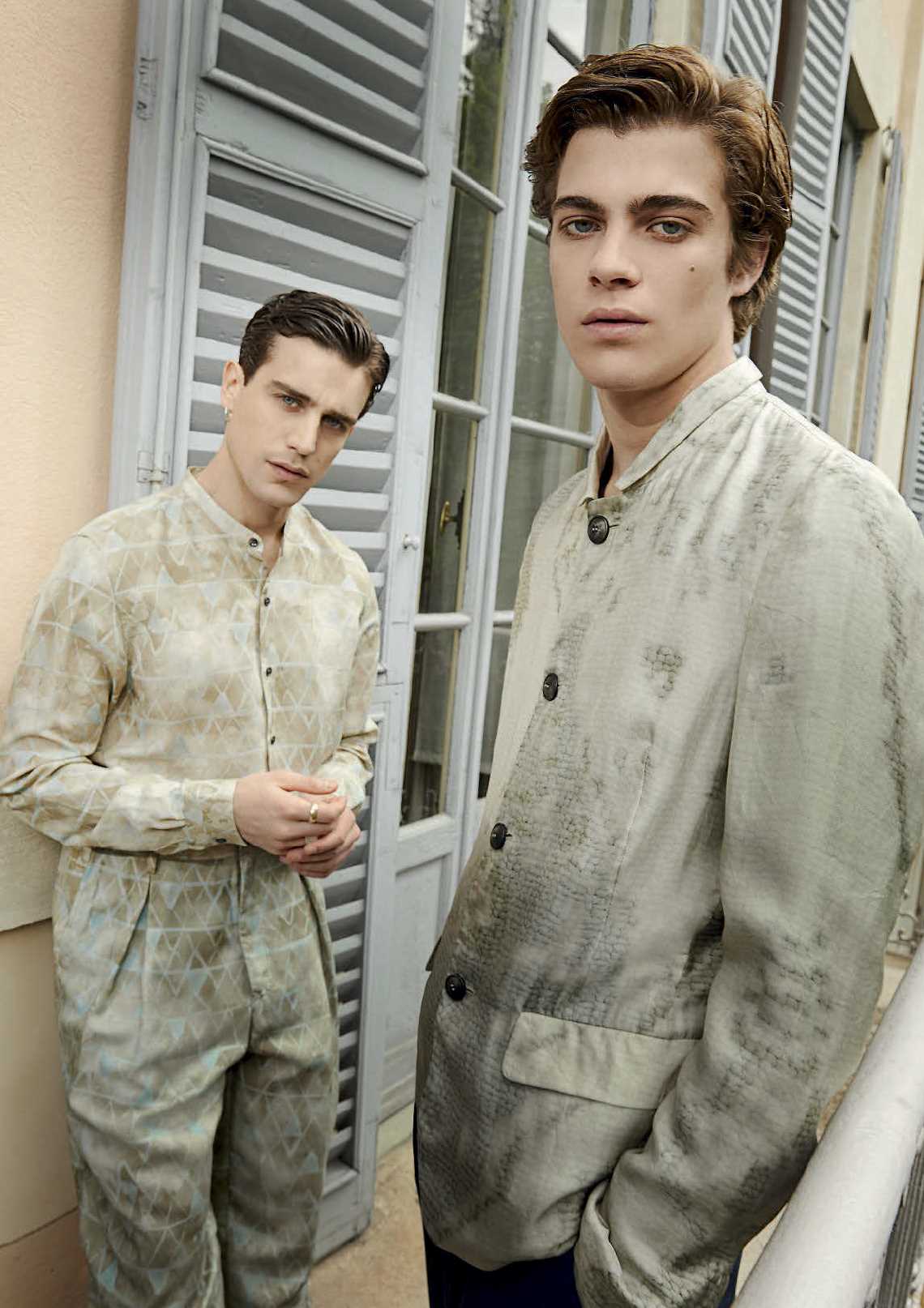 Alessandro Fella y Lorenzo Zurzolo visten la primavera de Giorgio ...