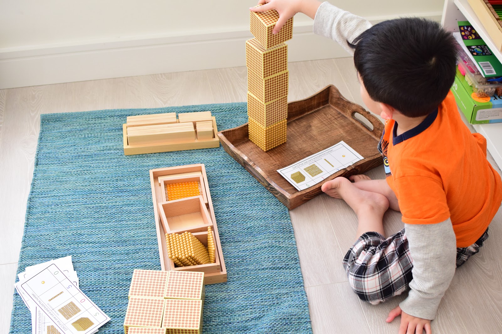 Montessori Golden Beads Bank Game | The Pinay Homeschooler