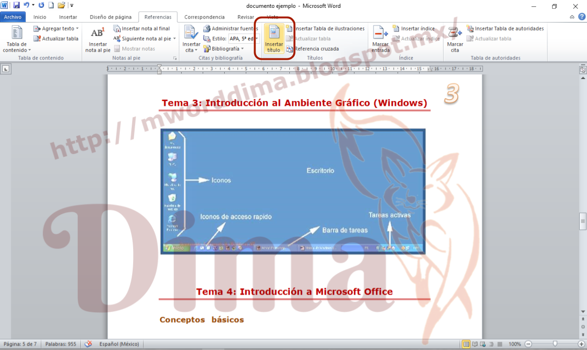 Microsoft Word - Dima: Tabla de Ilustraciones