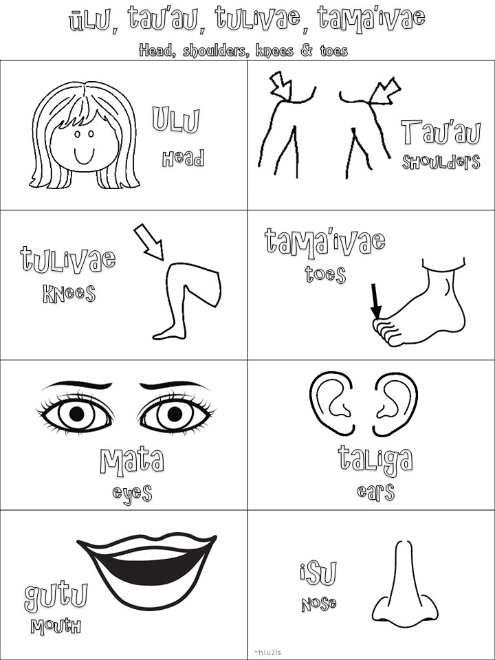 Samoan for Kids: Samoan Body Parts 👌👄