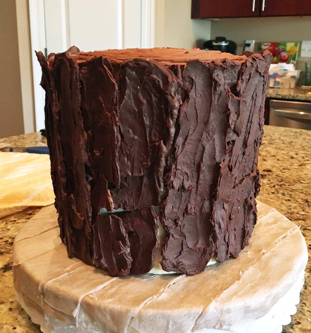 The Bake More Nothing But BARK Woodland Stump Cake the-bake-more-nothing-but-bark-woodland-stump-cake