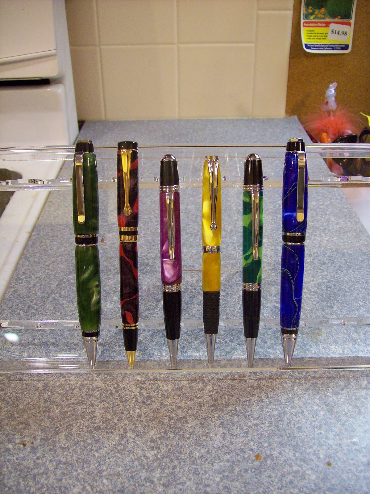RJY Handmade Designs: Time for some pens....