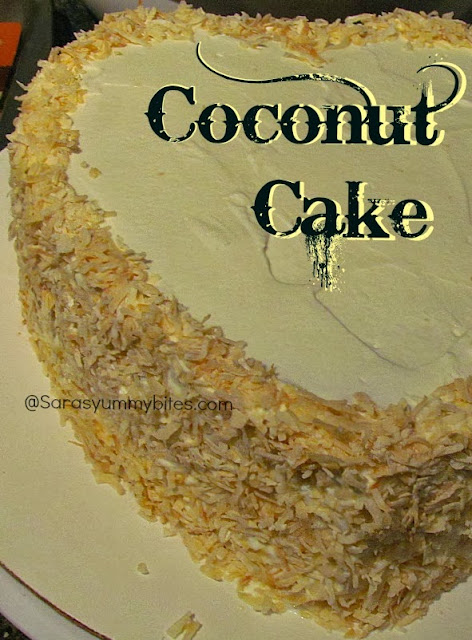 Xylocarp Cake / Coconut Cake ~ SarasYummyBites