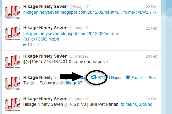 Cara RT (Retweet) Twitter di Komputer tanpa Harus COPAS mention ...