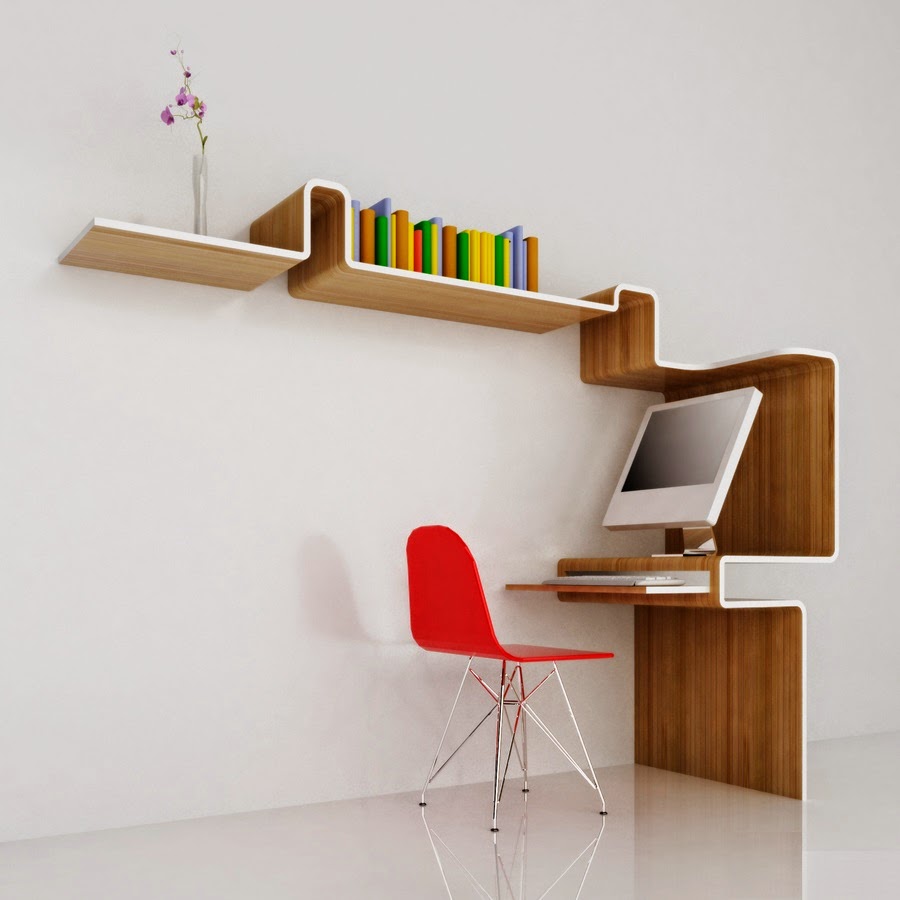 Home Priority: Creative Bookshelf Design with Futuristic Style for Your ...