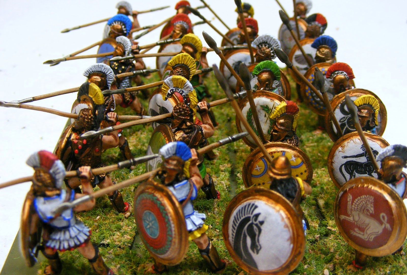 Evil Bob's Miniature Painting: 28mm Greek Hoplites