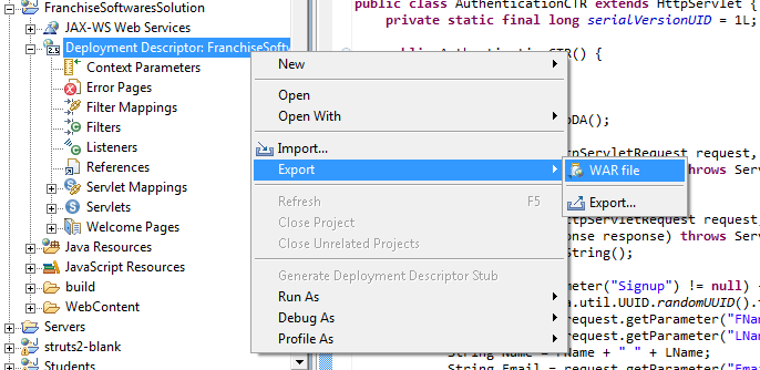 Behind Java Scene How To Import Web Application From One System To Behind Java Scene How To Import Web Application From One System To