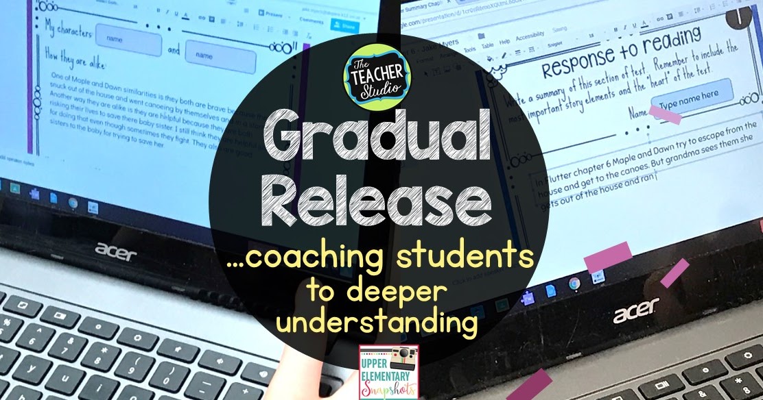 Gradual Release of Responsibility Cycle: Writing Summaries | Upper ...