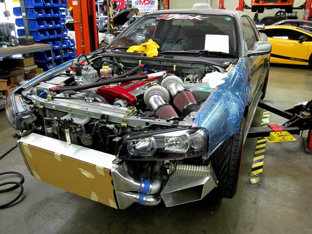 Modified Cars +: Twin Turbo 1000hp Skyline R34!