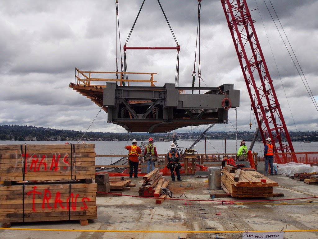VISIONS DE CHANTIERS: SR 520 Seattle "floating bridge" (suite 61)