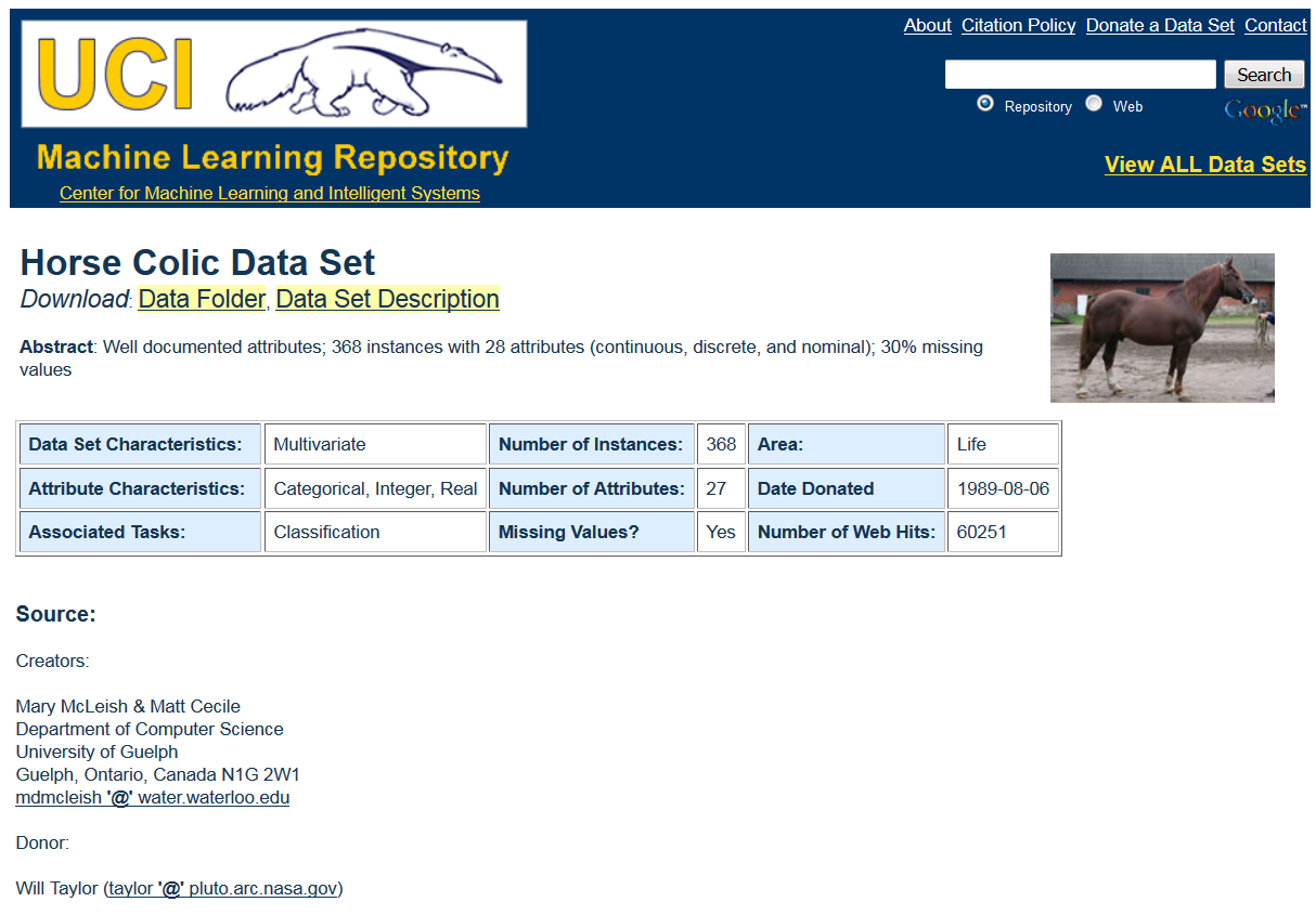 Watson Studioの「Data Refinery」機能で「馬の疝痛(せんつう)」データを眺めてみた。 - Sapporo ...