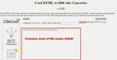 Cara Convert Code HTML ke BBcode | TutorialGue