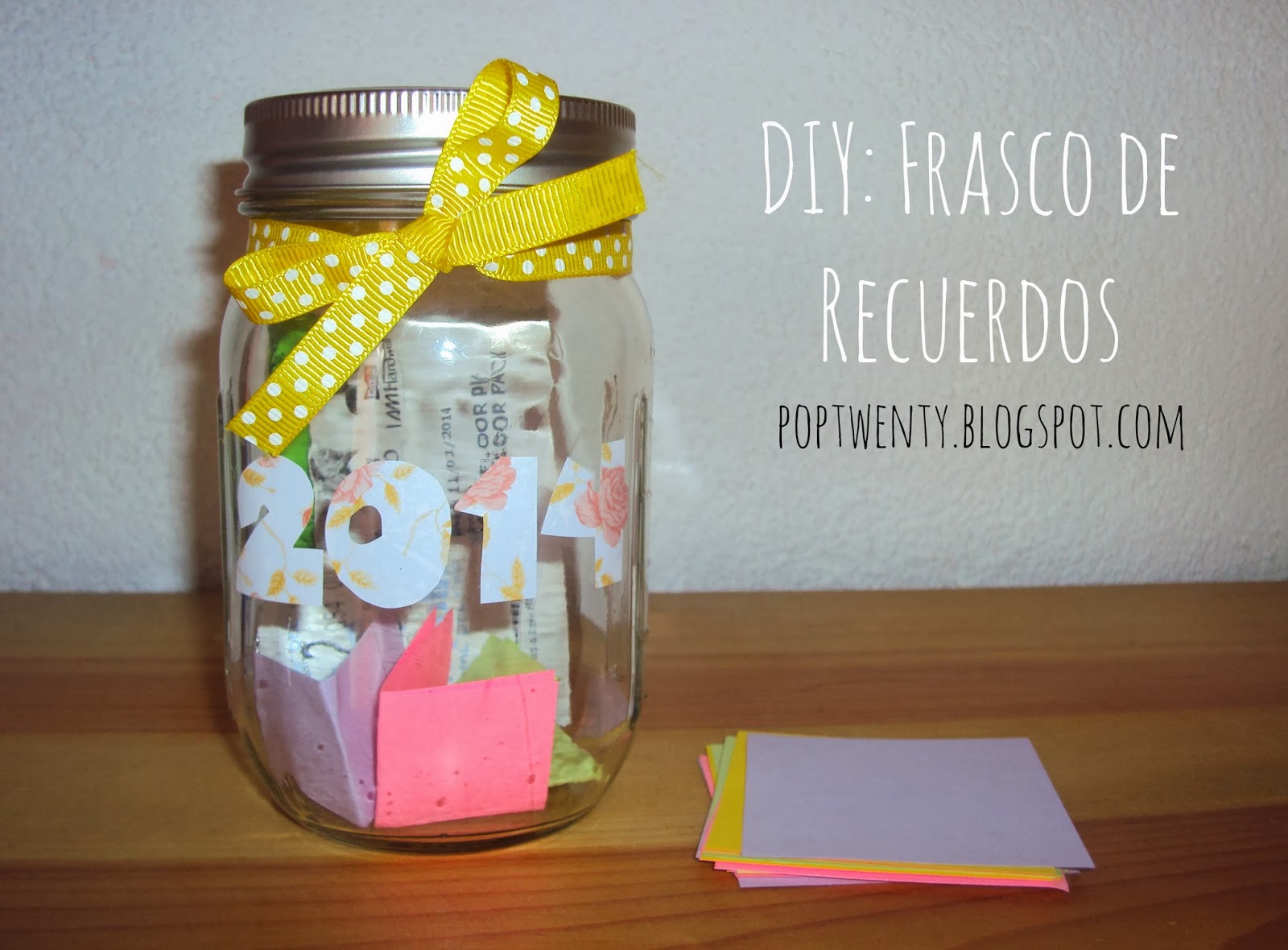 Pop twenty: DIY: Frasco de Recuerdos