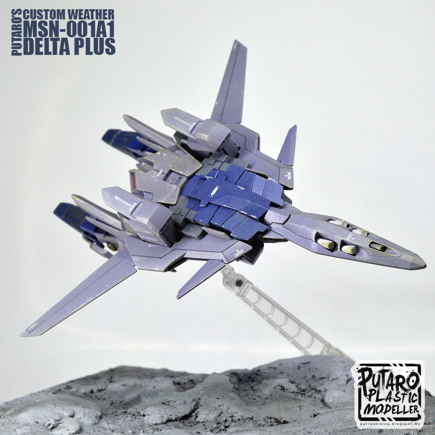 HGUC 1/144 MSN-001A1 DELTA PLUS custom by Putra Shining