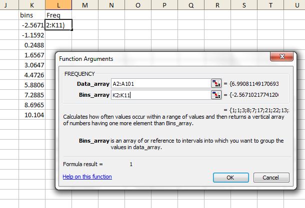 Advanced Graphs Using Excel : Historgrams and Overlayed Normal Curves ...