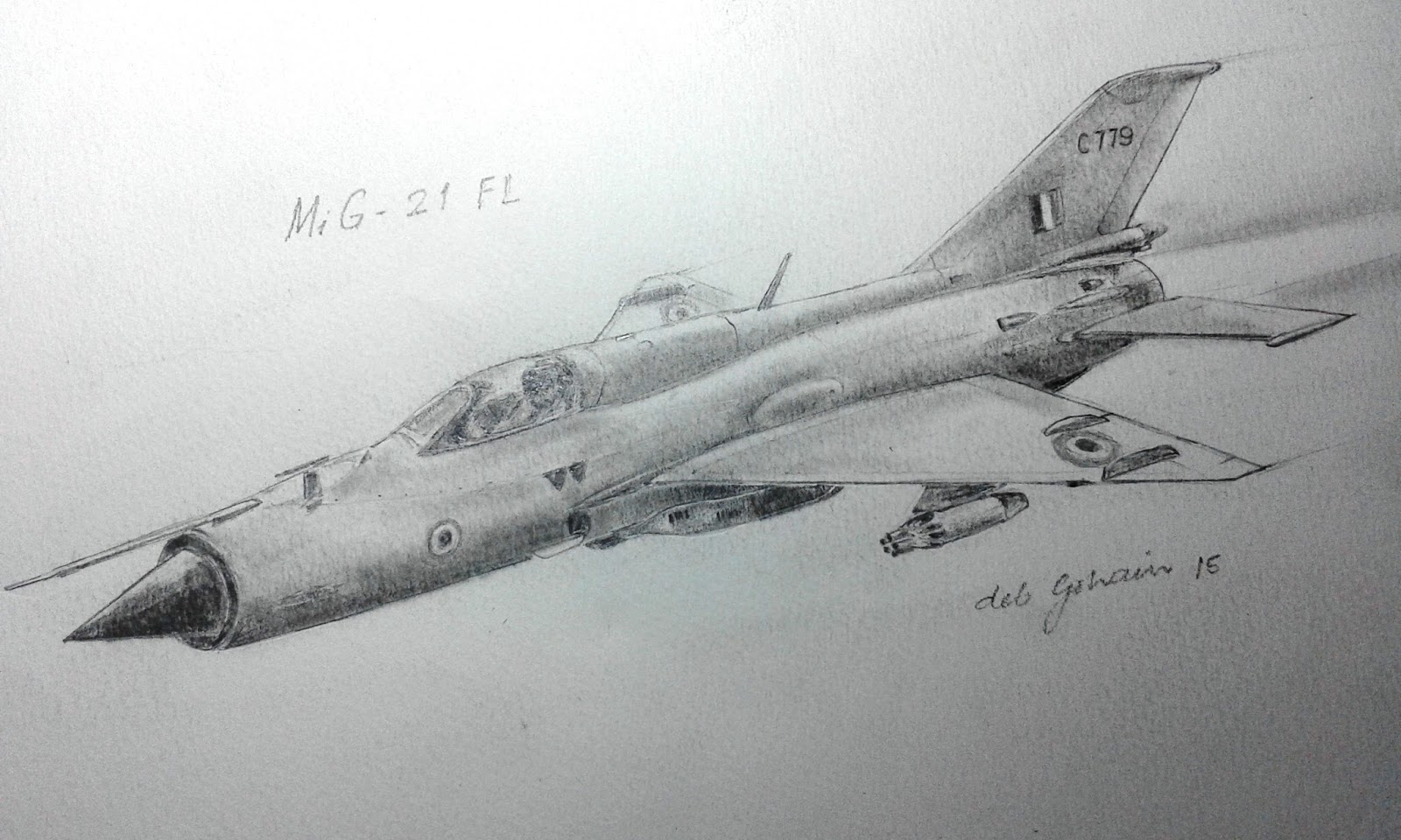 My paintings: My pencil sketches of aircraft