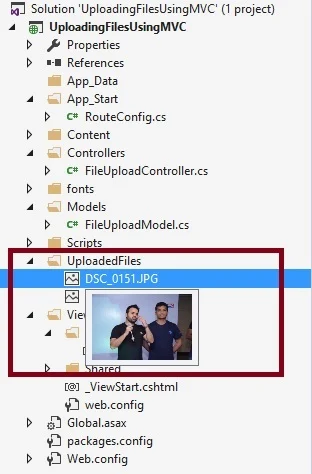 Upload Images on Server Folder Using ASP.NET MVC