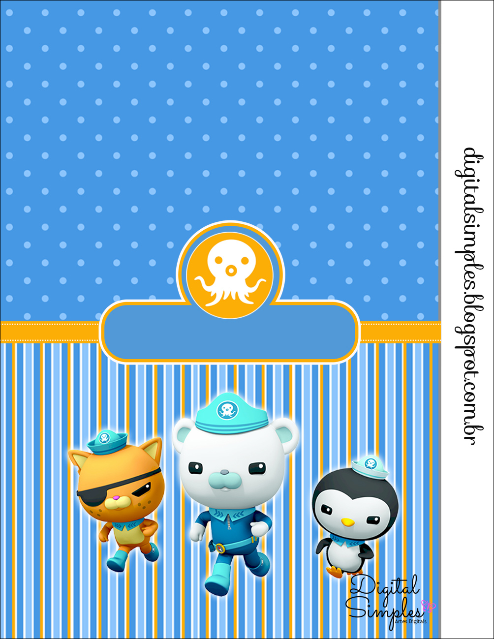 Octonauts: Free Printable Candy Bar Labels. - Oh My Fiesta! in english