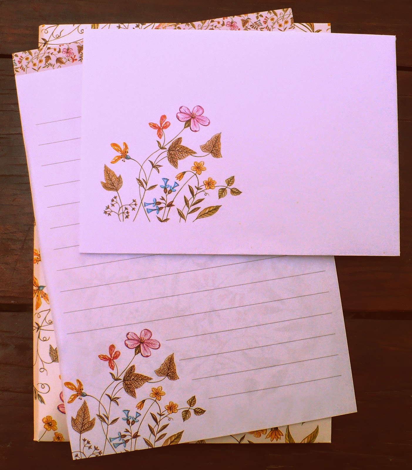 Nowa papeteria oraz list z Japonii