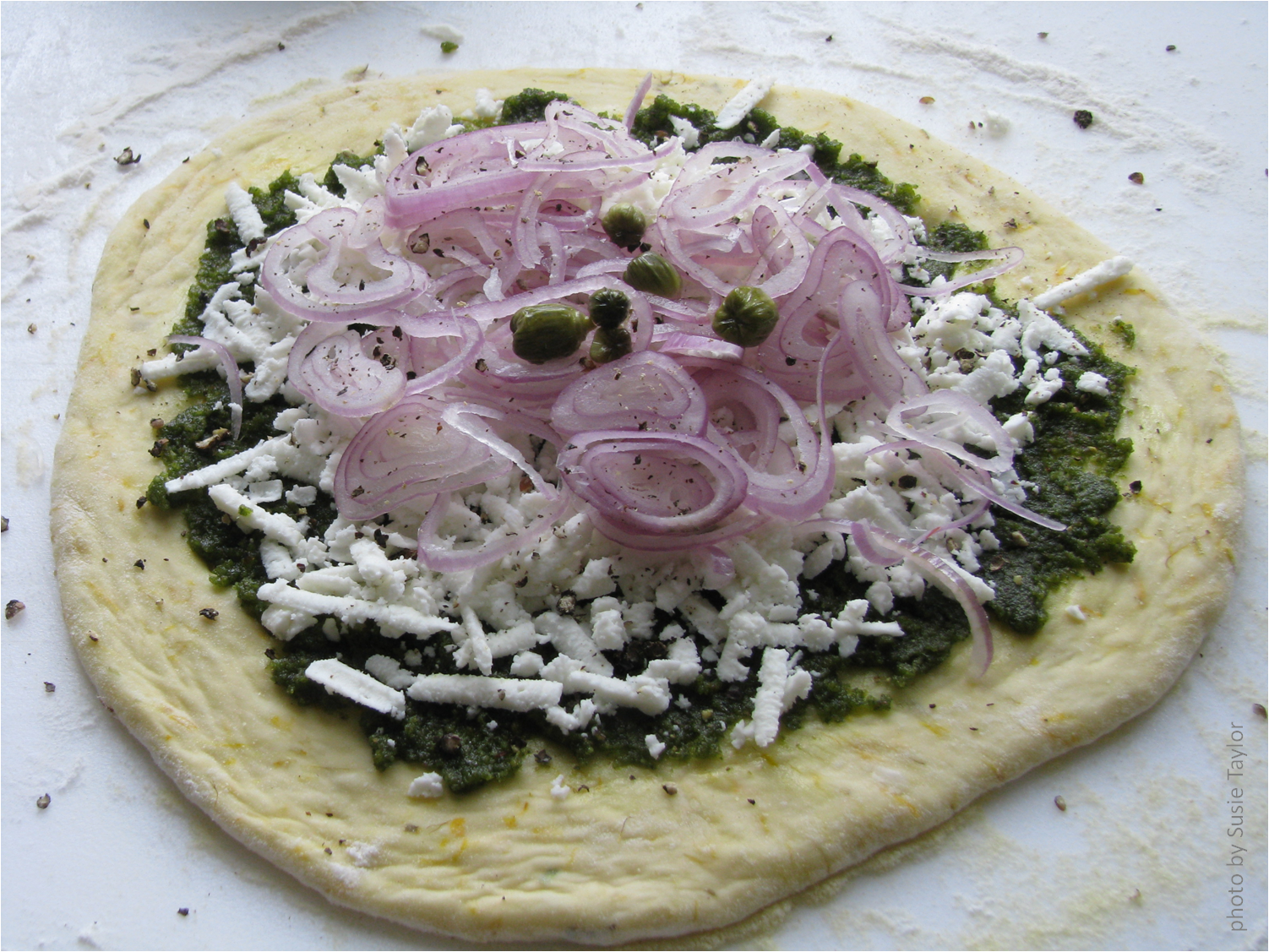 The Moose Curry Experience: Dandelion "Three Ways" Pizza