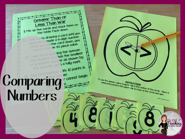 My Kind of Teaching: No-Prep Math Centers for August