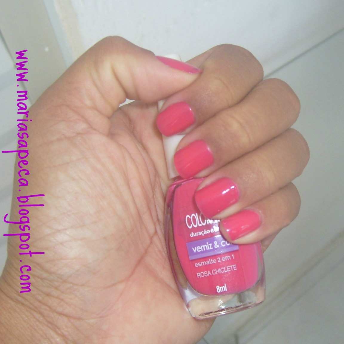 Maria Sapeca: Dica do Esmalte: Rosa Chiclete
