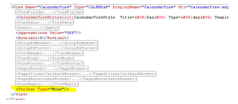 Sharing the experience: Module feature: ListViewWebPart how to hide the toolbar?