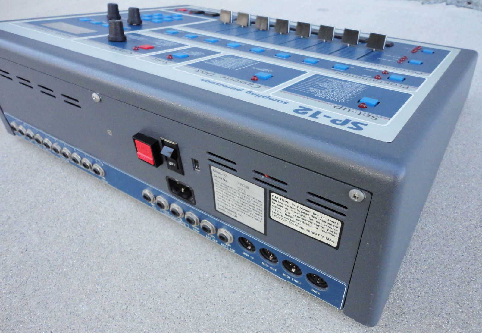 MATRIXSYNTH: EMU SP-12 Turbo - Classic Drum Machine/ Sampler SN 571