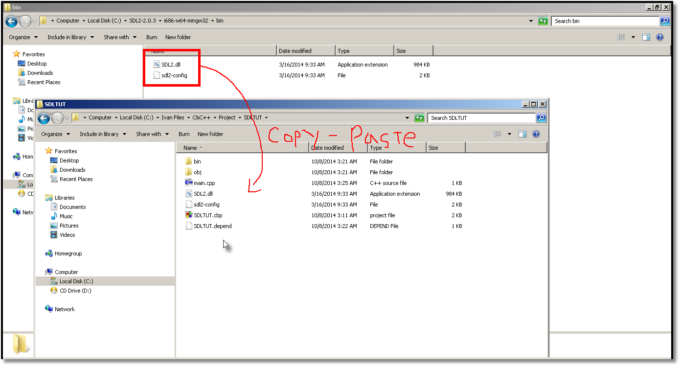 Cathean Setting Up Sdl2codeblocks