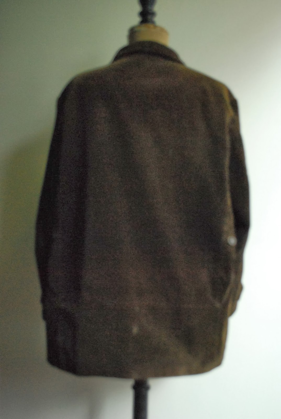 encore: 1940s~1950s french hunting corduroy jacket "brown"