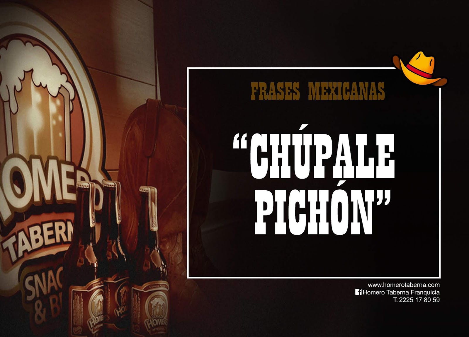 Homero Taberna Franquicia: Frases mexicanas Homero Ranchero