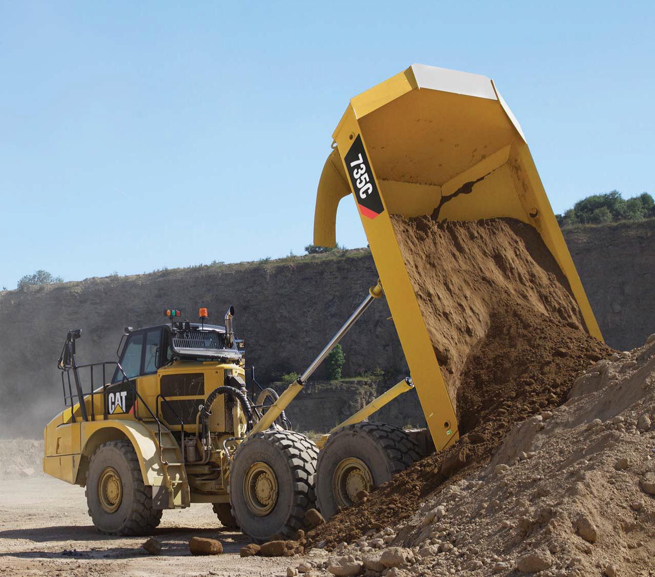 CAT - ARTICULATED TRUCKS 735 C - ALL HEAVY EQUIPMENT