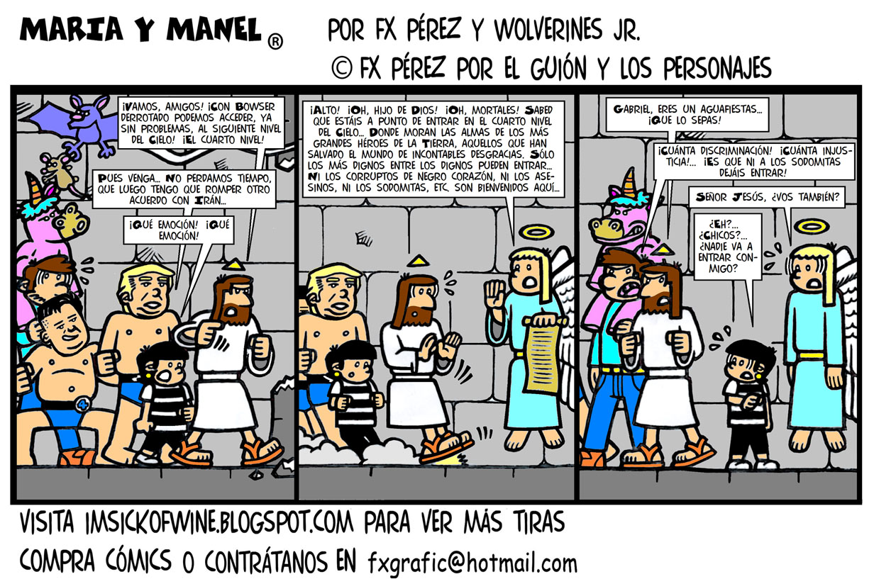I'm sick of wine Comics: Jesús, el hijo de Dios, vetado en el mismo ...