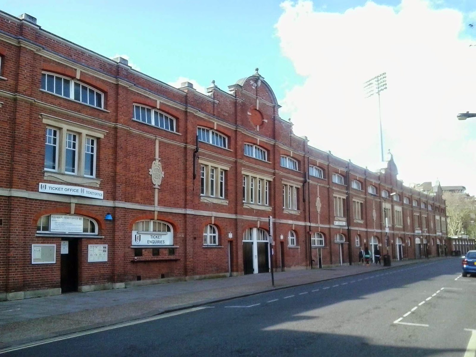 Thinking Architecture Through The Sketch: CRAVEN COTTAGE - FULHAM STADIUM