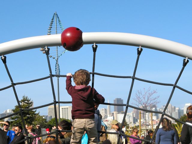 Playground with a View (and need of stroller valet)