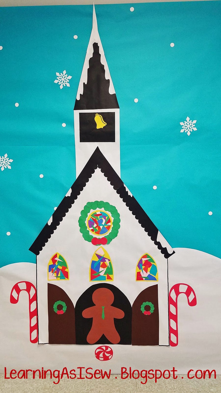 Learning As I Sew...bake, cut, and create: Gingerbread-themed Bulletin ...