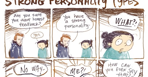 cartoonconnie comics blog: Strong Personality Types