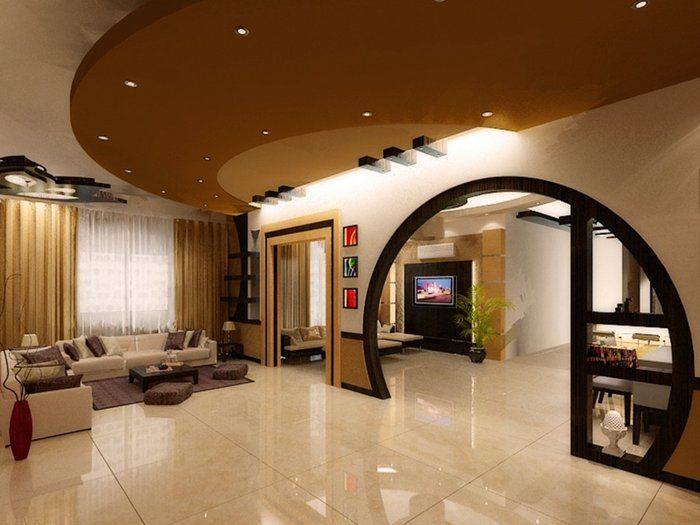 Latest 50 POP arch designs for modern living rooms 2019