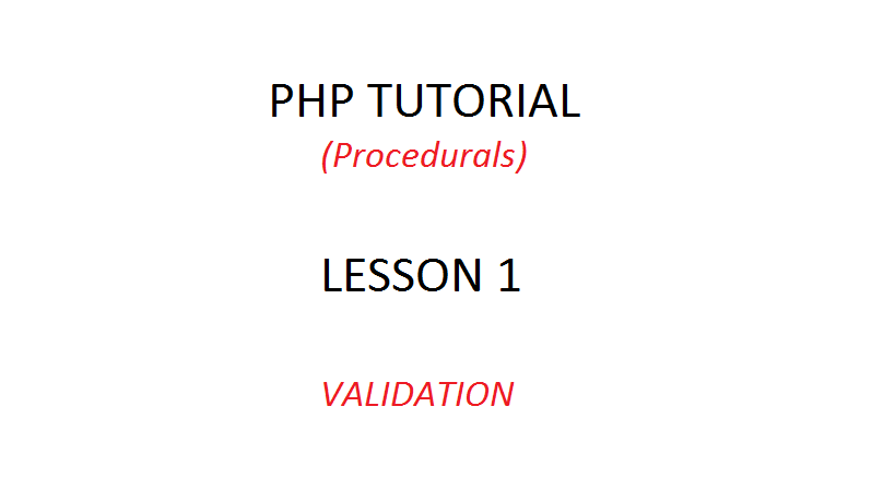 BSIT LESSON: Lesson 1 Validation (PHP Tutorial tagalog)