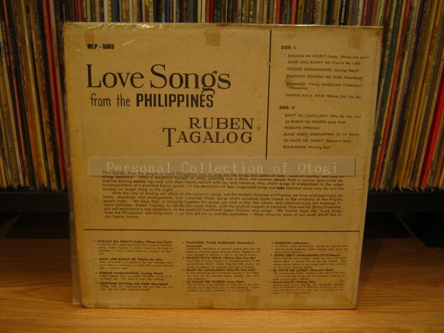 My OPM LP Collection: Ruben Tagalog