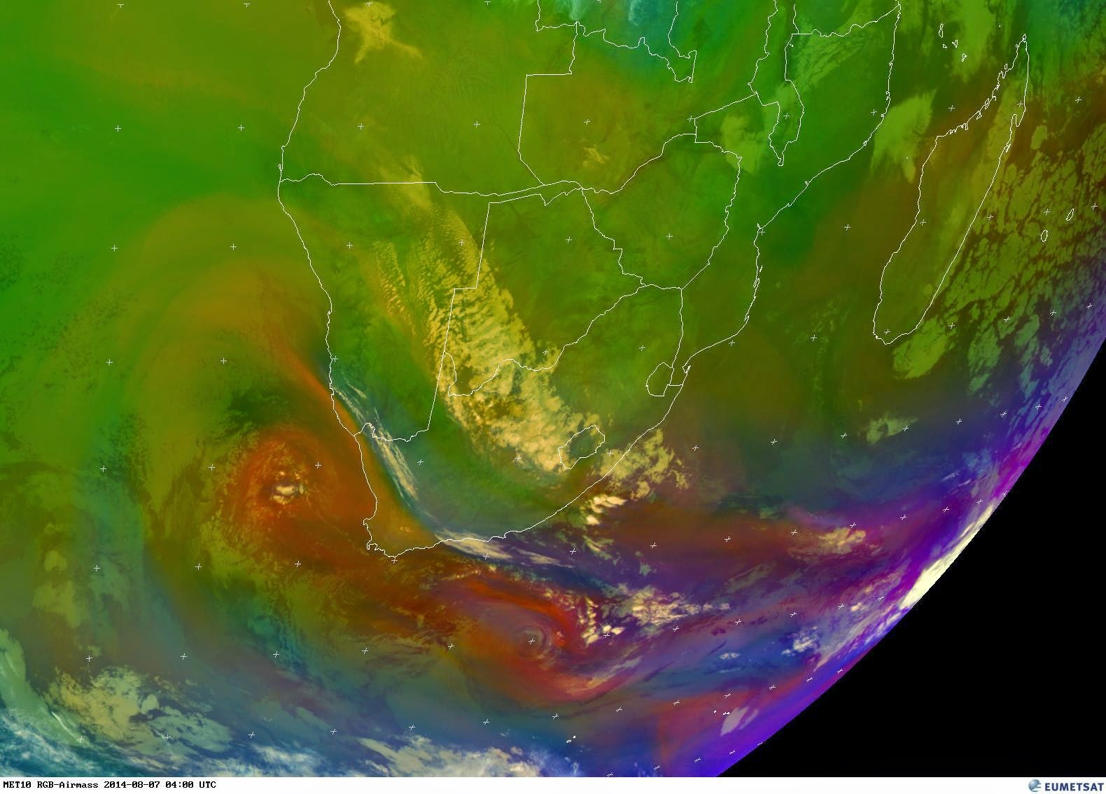 Mossel Bay Weather Observation, South Africa : Weather Satellite Image ...