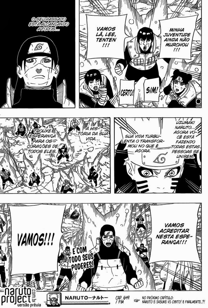 O Melhor de Naruto Shippuden: naruto 649 - A determinação dos shinobis.