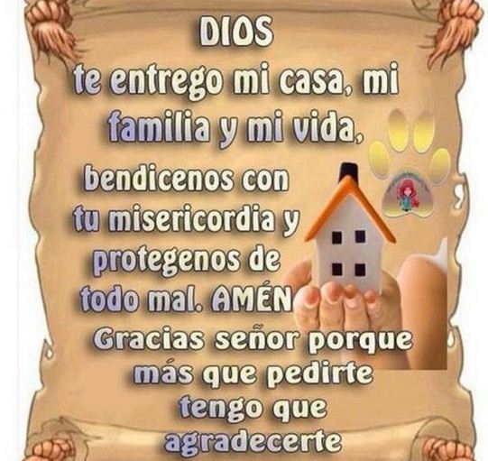 Jesús Te Dice Hoy: DIOS MIO BENDICE MI CASA para que sea el hogar del ...